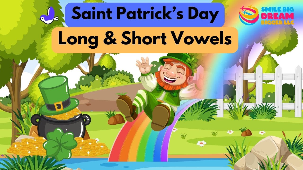 Second Grade St Patrick's Day Long & Short Vowels Review Game| # ...