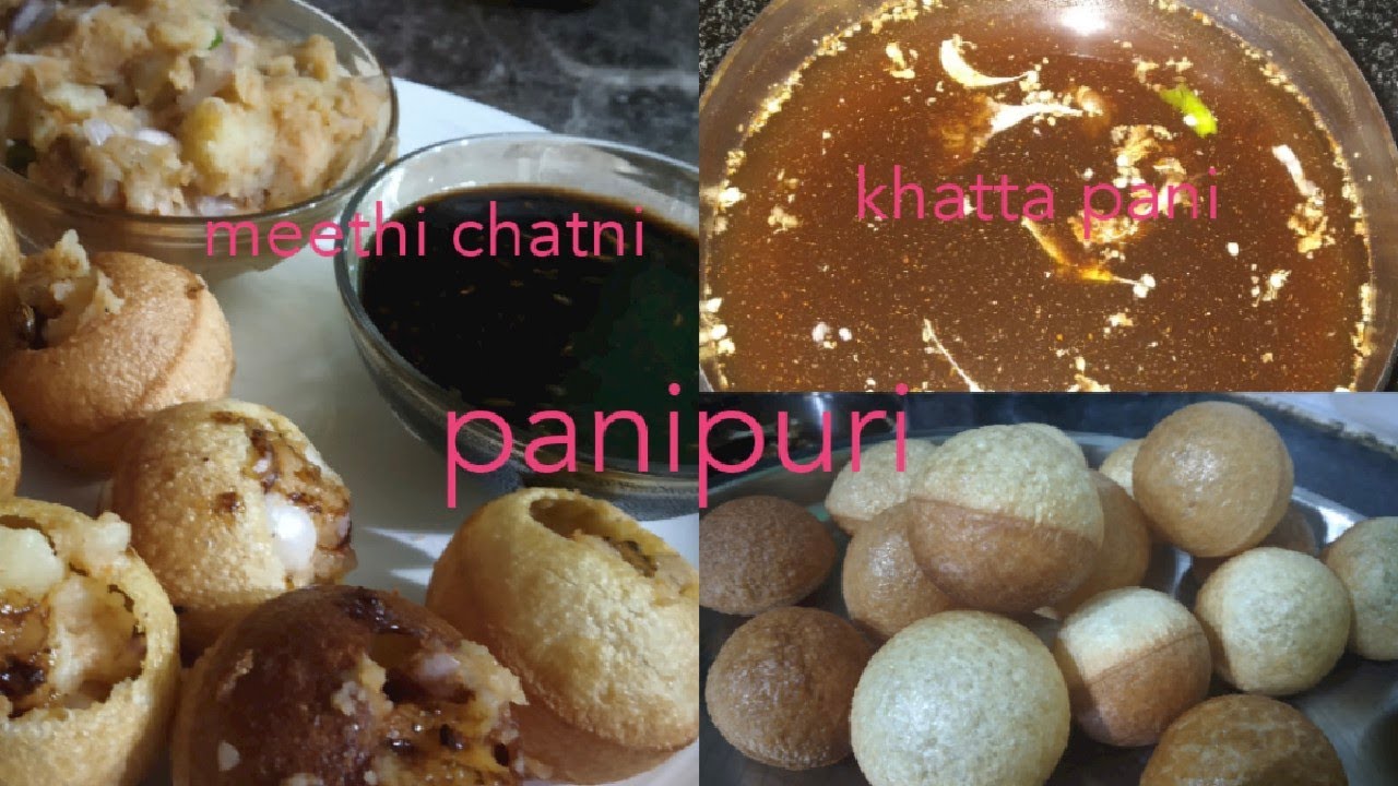 pani for panipuri || khatta pani || meethi chatni || aloo masala for ...