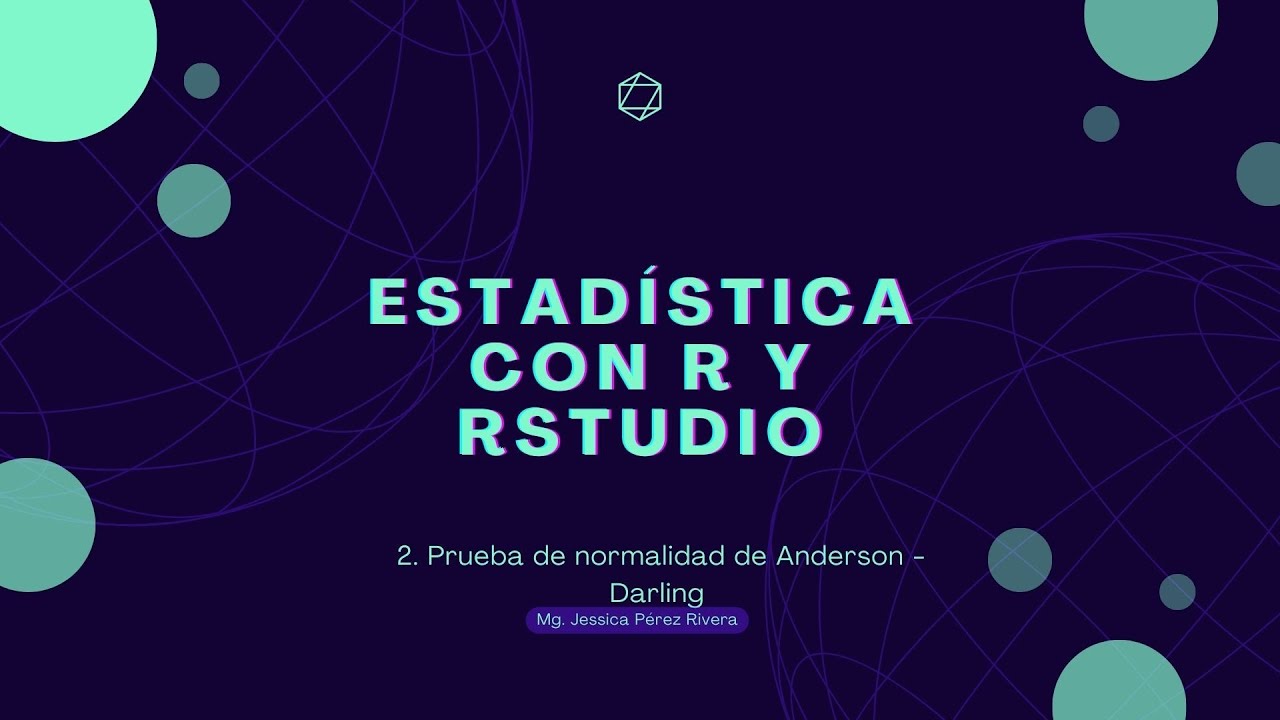 Prueba de normalidad Anderson-Darling con RStudio - YouTube
