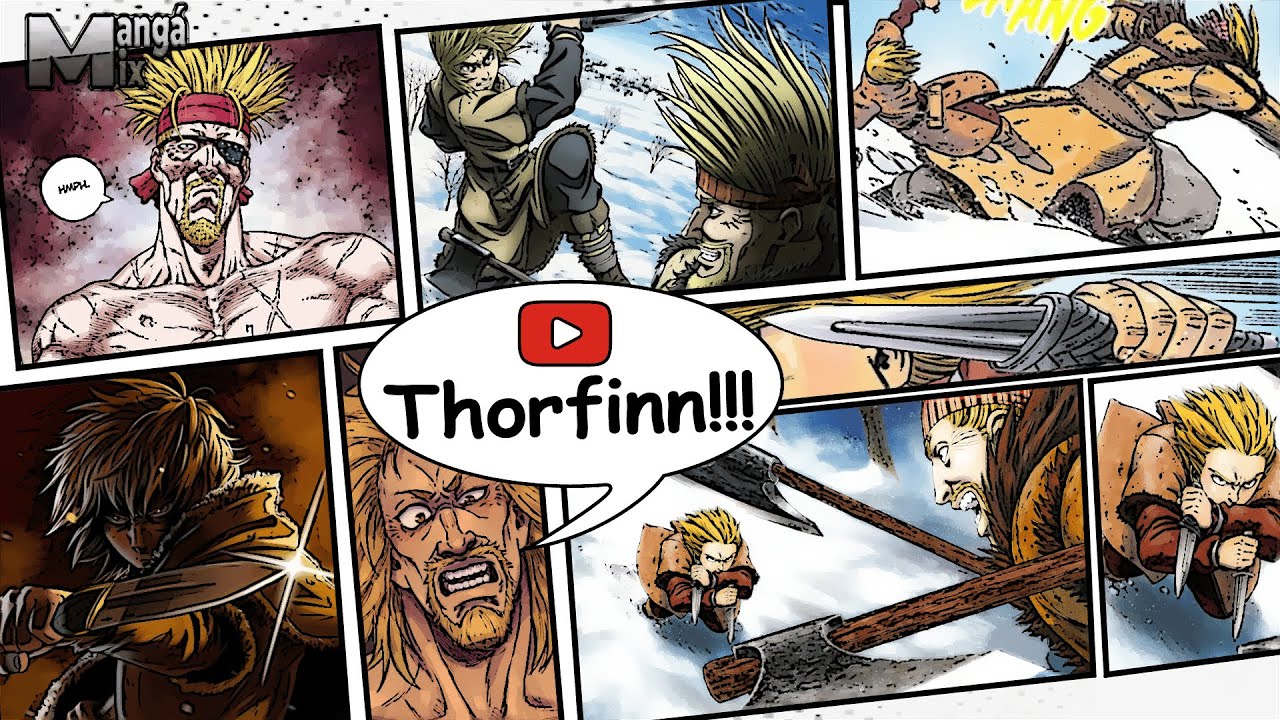 VINLAND SAGA: Thorfinn Vs Thorkell (PARTE 1) - ESTILO MANGÁ - YouTube