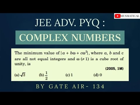 JEE ADV. PYQ: COMPLEX NUMBERS - YouTube