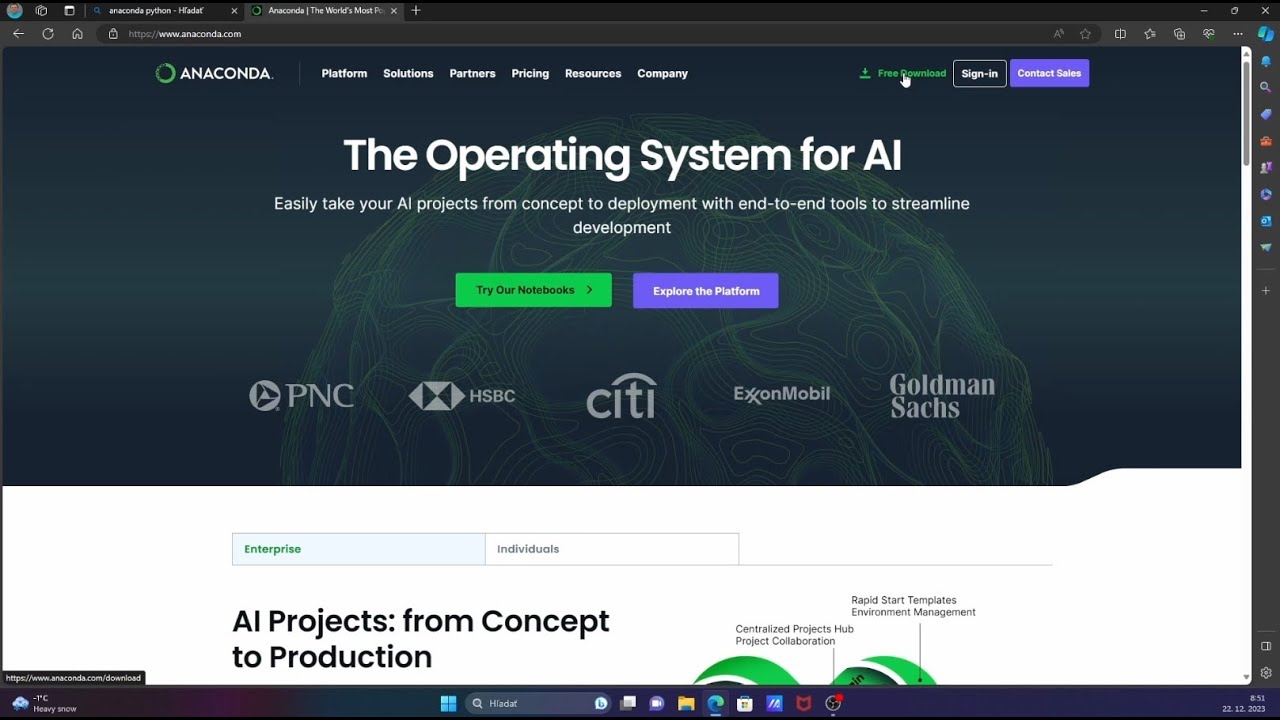 Inštalácia nástrojov a knižníc pre Deep Learning Anaconda PyTorch ...