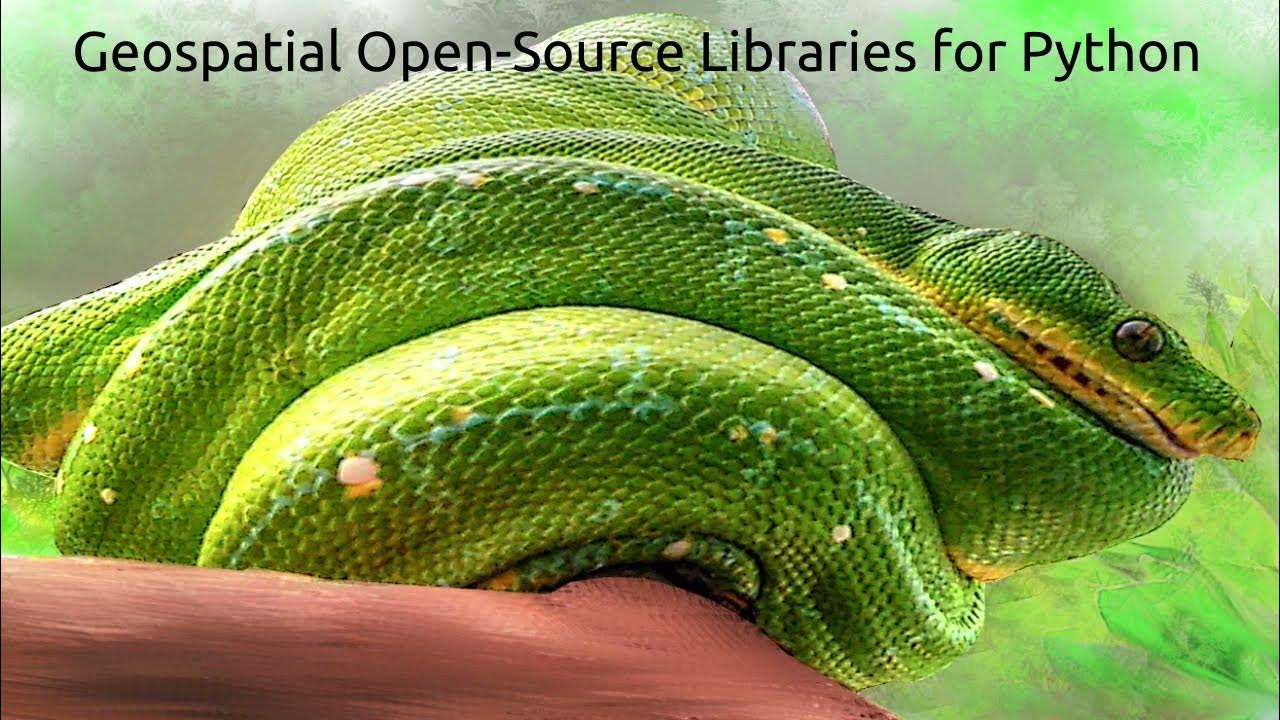Open-source geospatial libraries for Python - YouTube