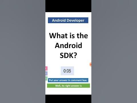 Android SDK | Android Developer Interview Questions with Explanation ...