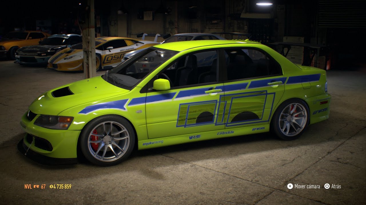 Need For Speed - Cómo hacer el EVO de Brian en 2F2F - YouTube