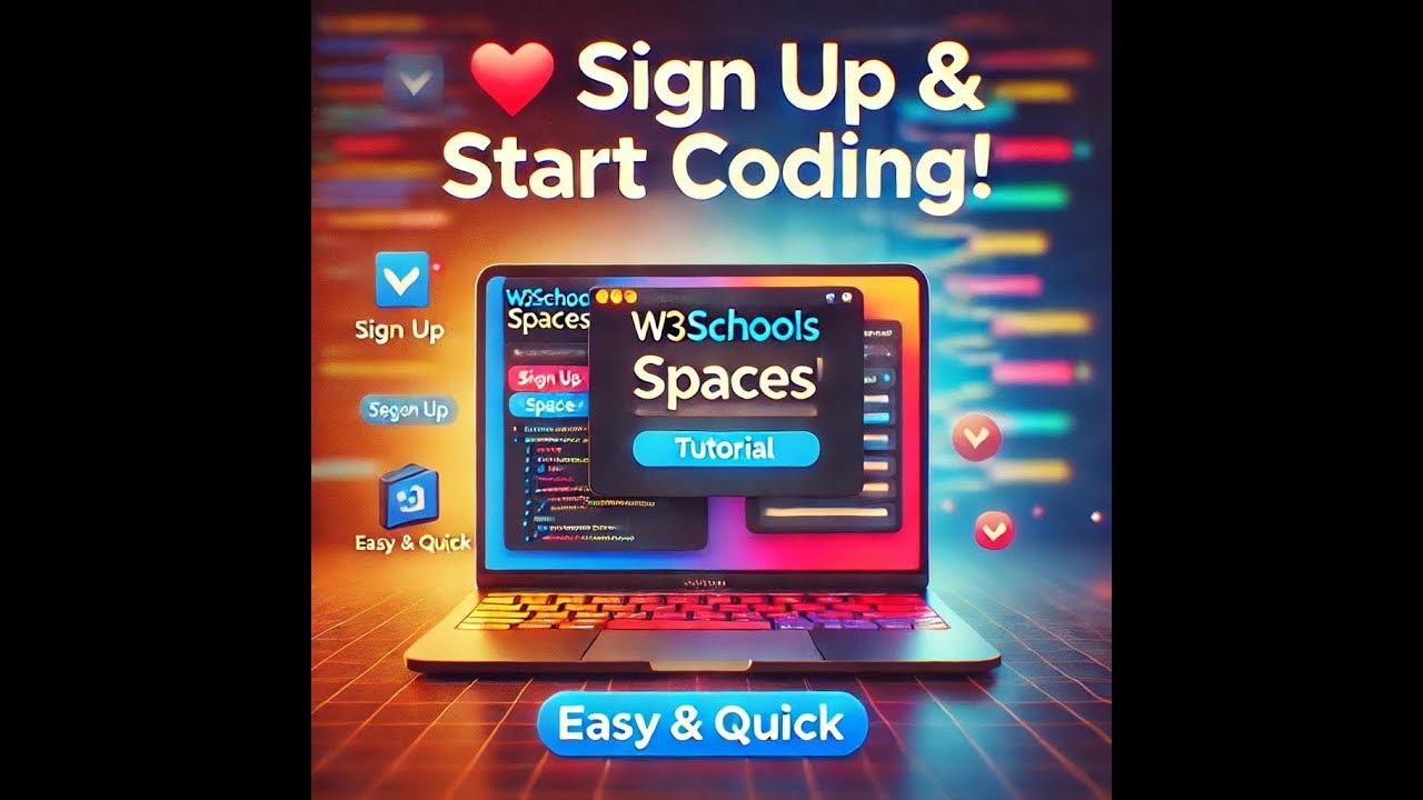 How to Sign Up for W3Schools Spaces & Enhance Your Learning Skills ...