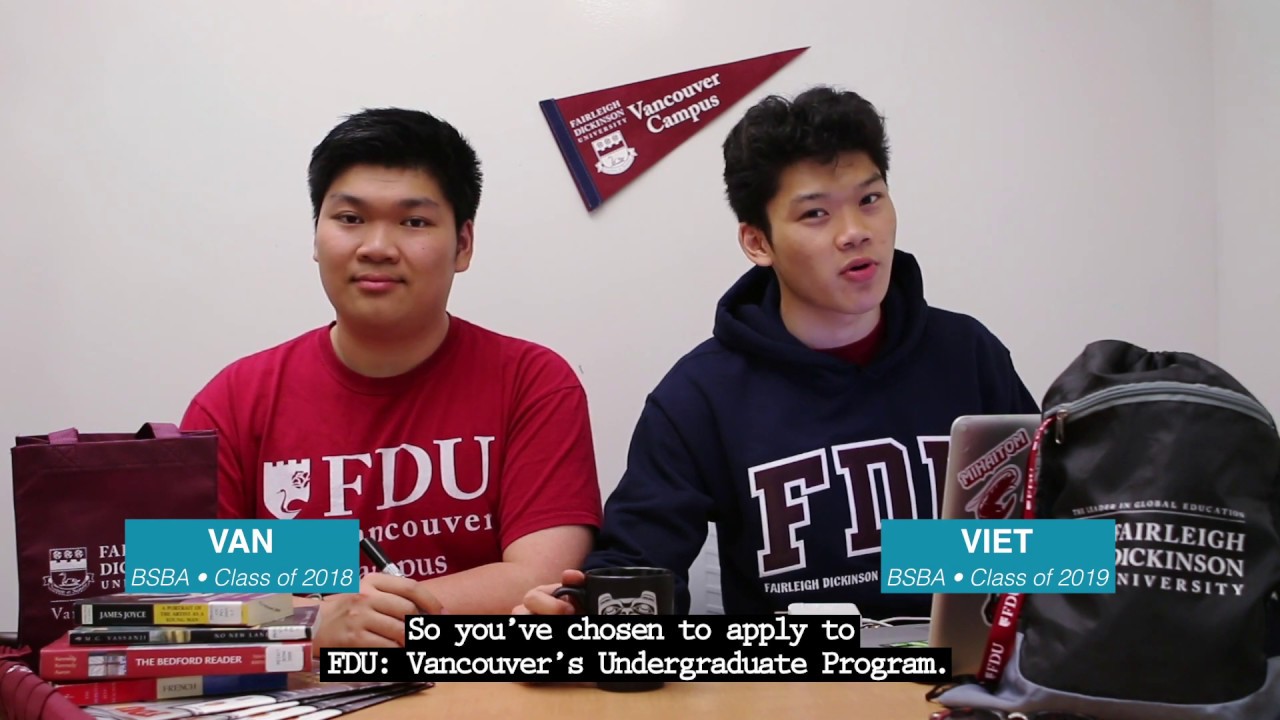 Applying to FDU Vancouver Undergraduate Programs - YouTube