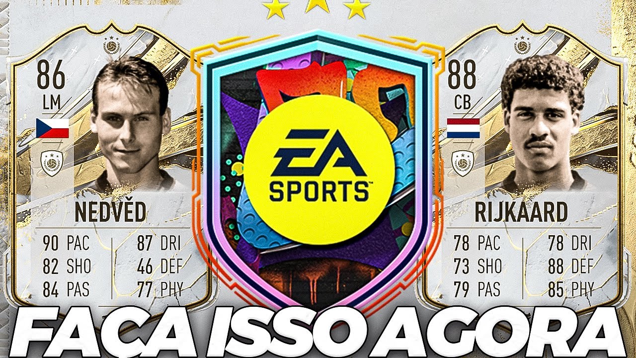 FIFA 23 l FAÇA ISSO AGORA! DME NEDVED E RIJKAARD ICON l DantheBNN l ...