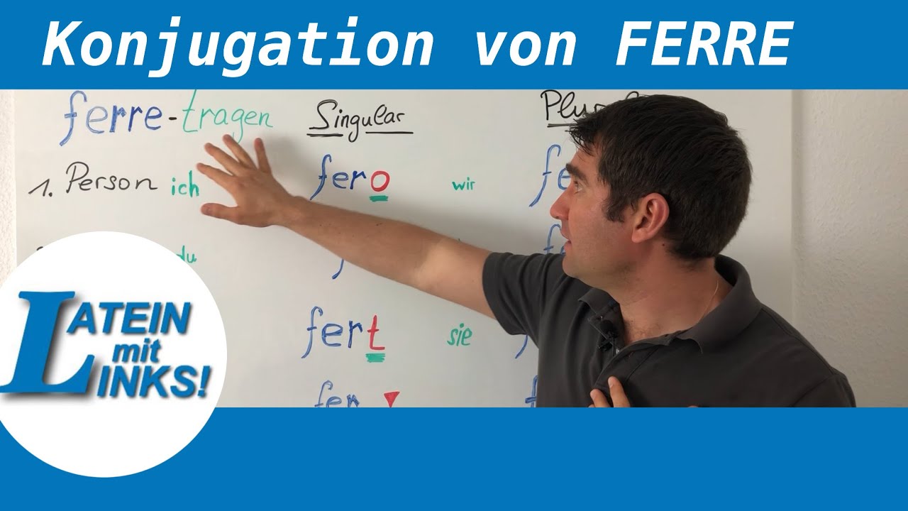 Latein: Konjugation von ferre - YouTube