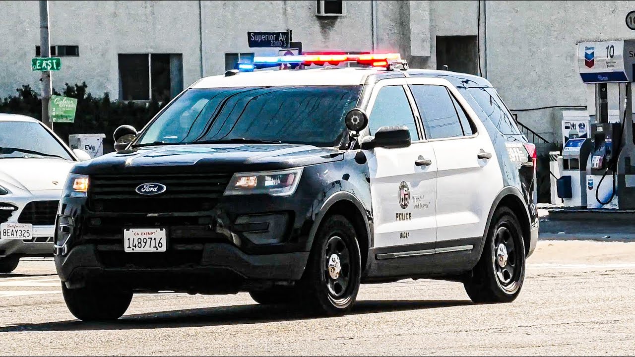 LAPD Pacific Unit Responding - YouTube
