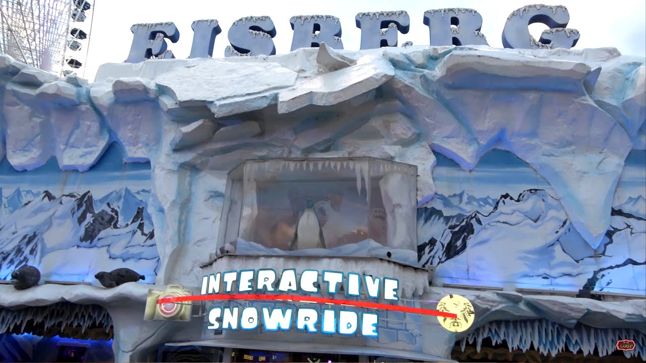 POV Eisberg at Wiener Prater (Interactive Trackless Dark Ride) - YouTube