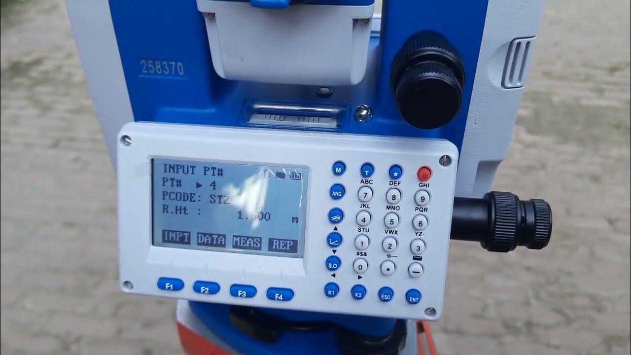 Station Shifting tutorial for Kolida CTS-632R10 TOTAL STATION. Bogura Polytechnic Institute ...