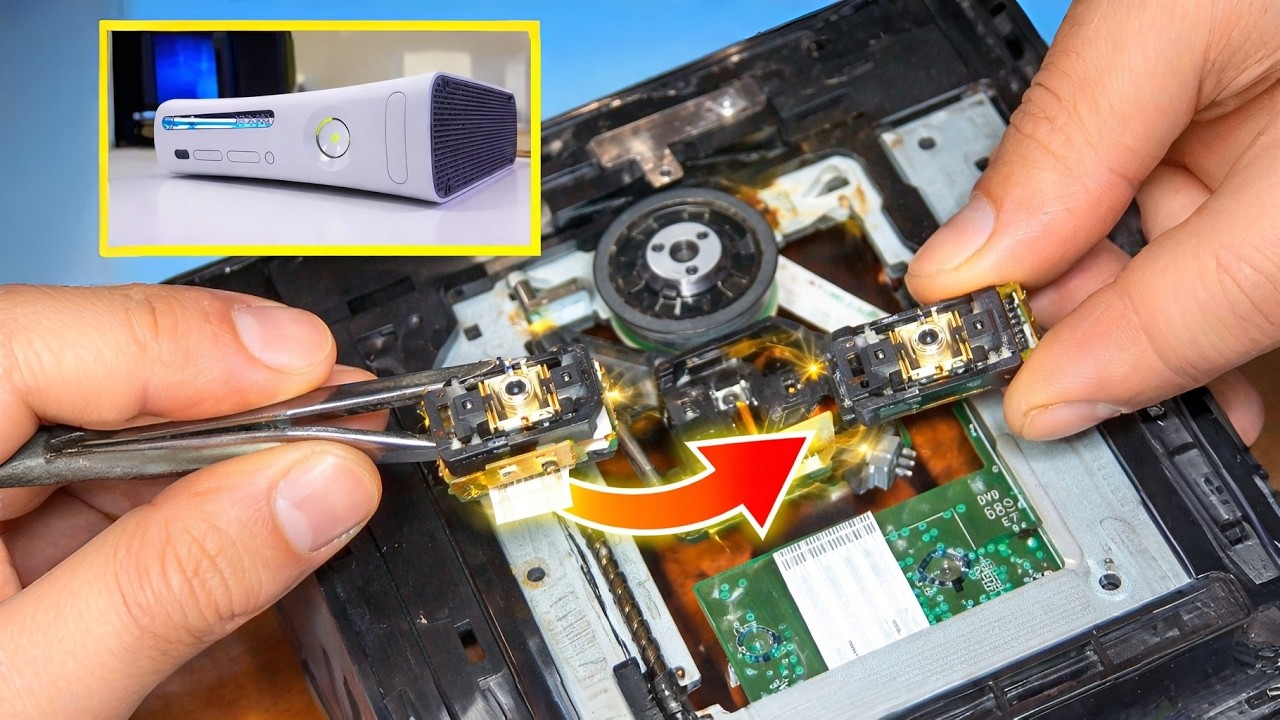 Xbox 360 Laser Replacement – Step by Step - YouTube