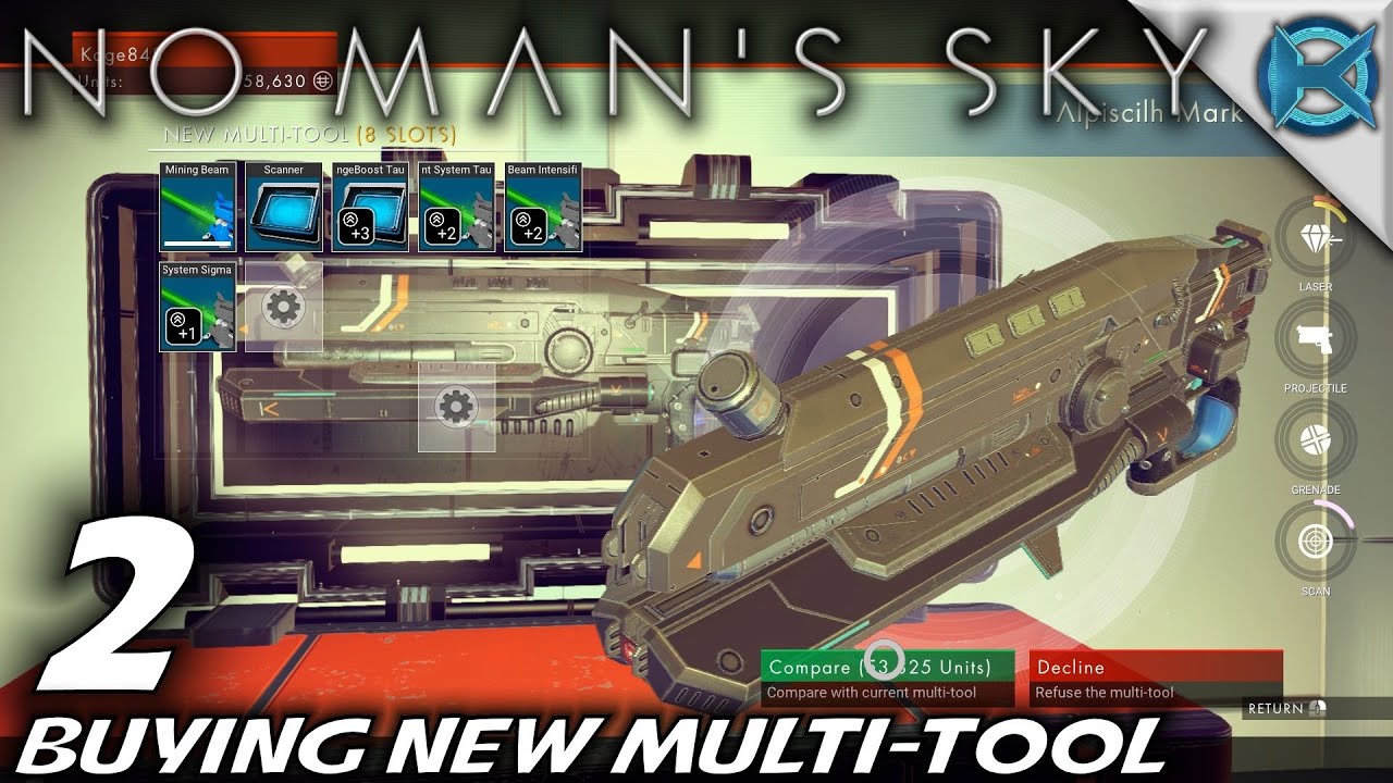 No Man's Sky -Ep. 2- "Buying New Multi-Tool" -Let's Play No Man's Sky ...