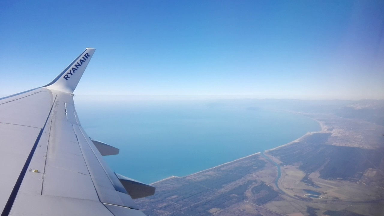 Partenza Aereo 737-800 - Vista dal finestrino boeing Ryanair - YouTube