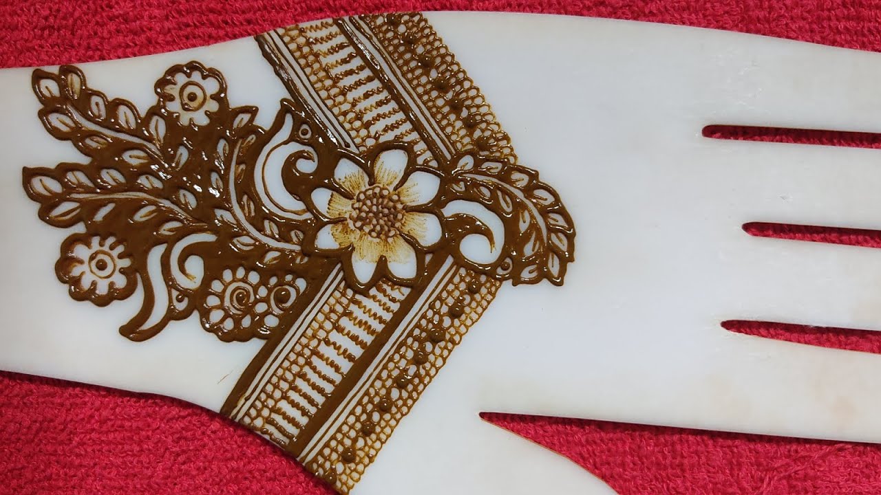 Stunning Back Hand Mehndi | How to Do Henna Designs on Hands🤚 ...