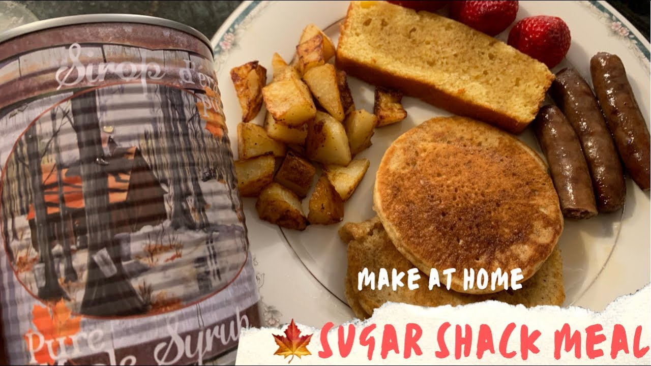 Sugar Shack Meal/Homemade/Pure Maple syrup/O Canadian Maple/Pancakes ...