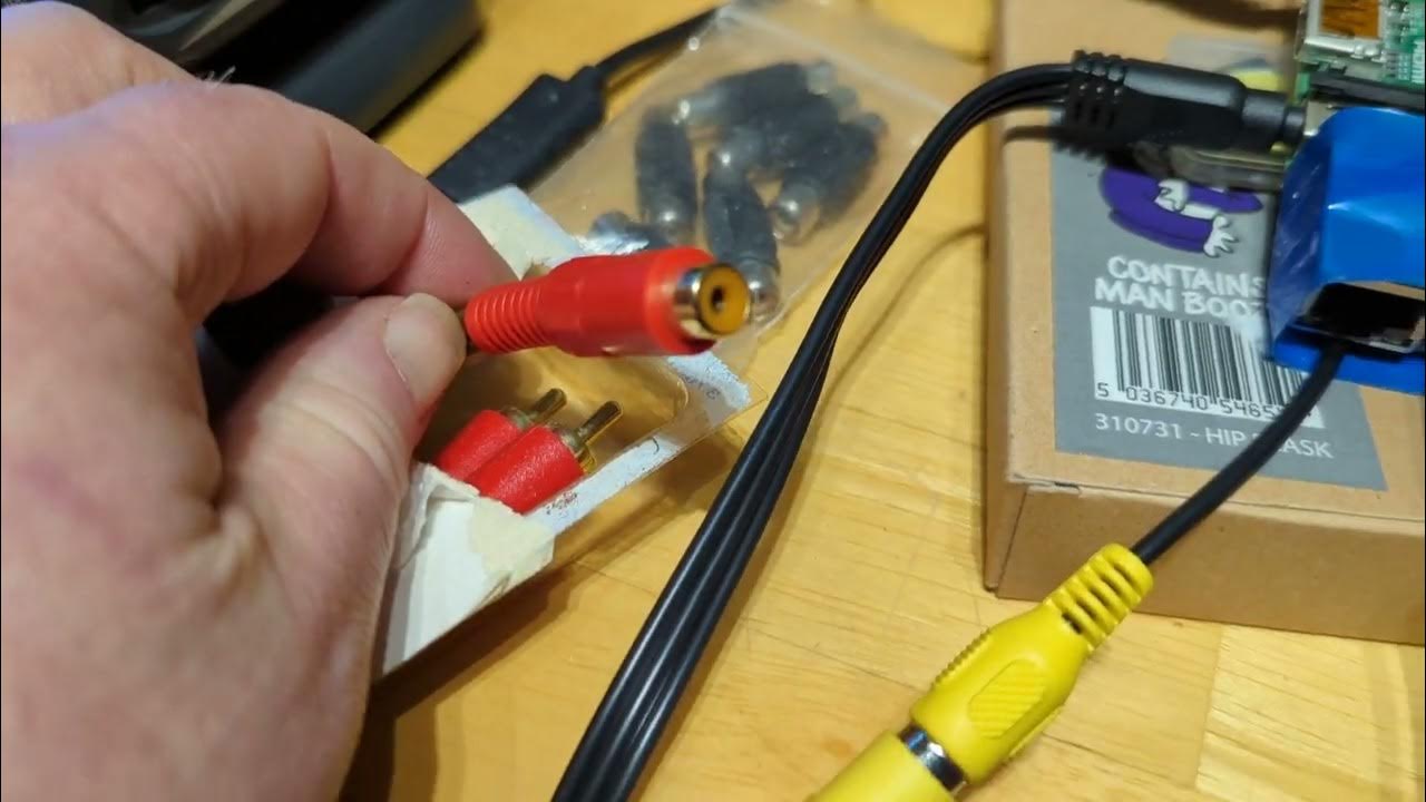 raspberry pi composite video RGB out TRRS video CRT output methods - YouTube