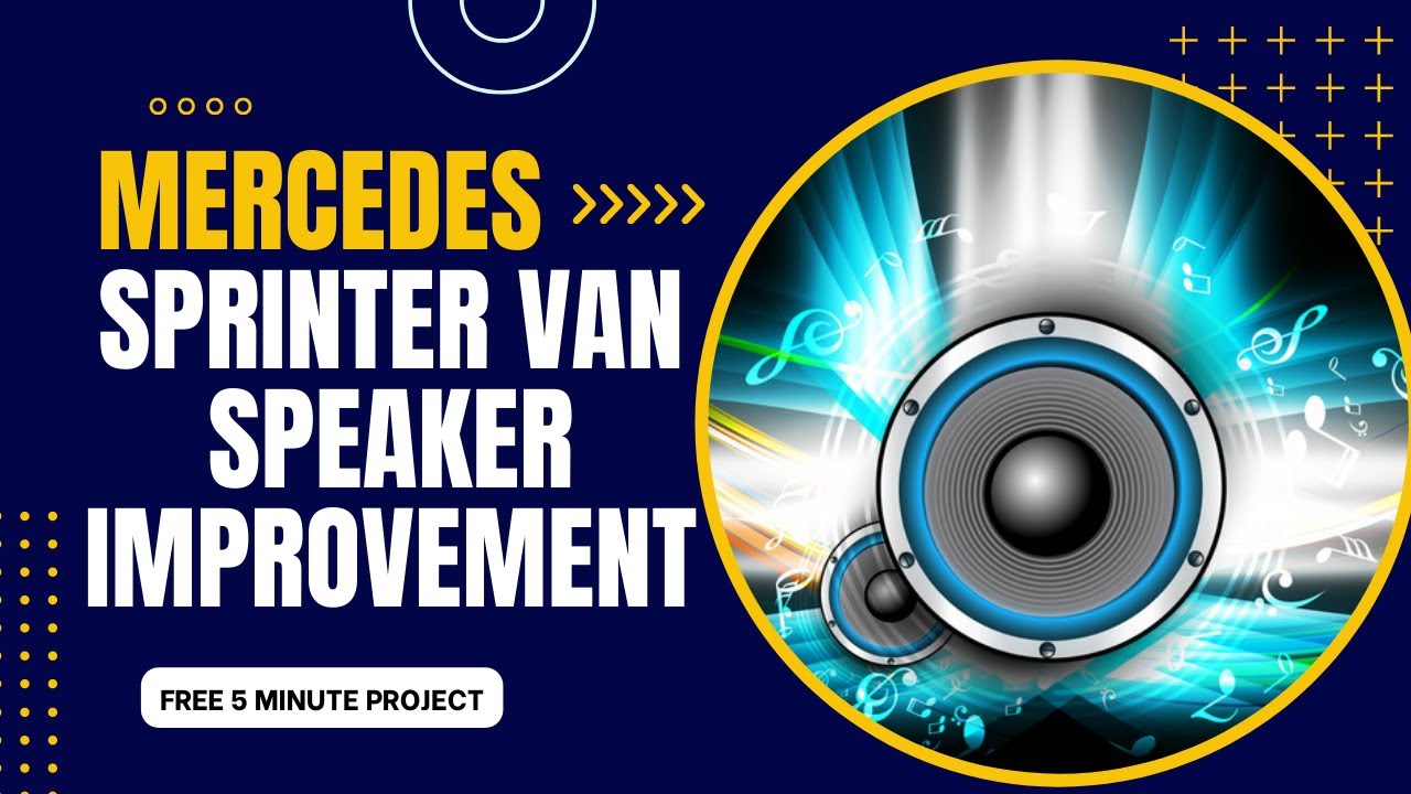 Sprinter van audio upgrade - YouTube
