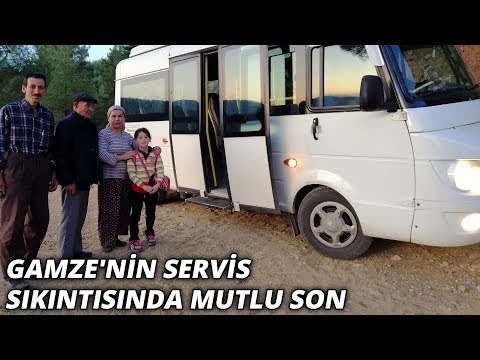 Gamze'nin servis sıkıntısında mutlu son