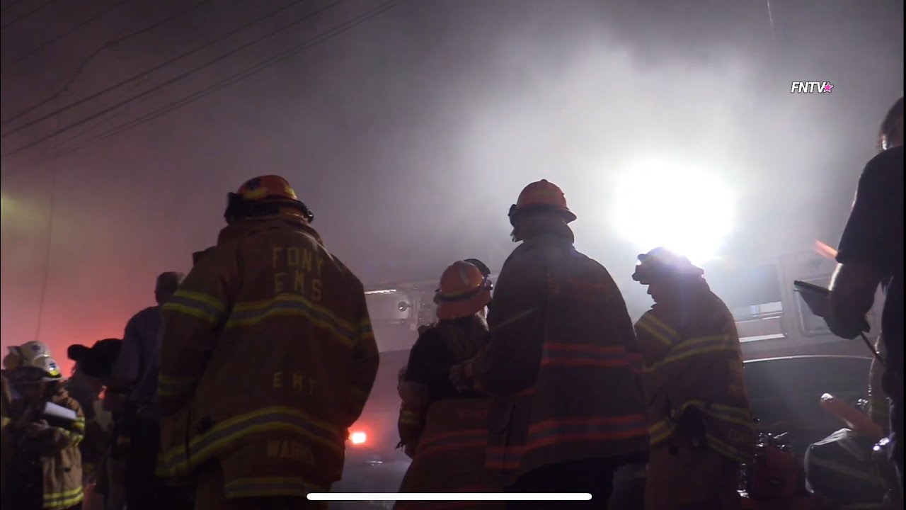 Firefighters and Civilians injured in 2 Alarm House Fire - Queens - YouTube