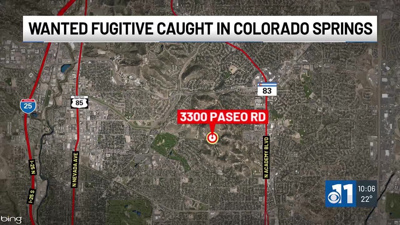 Wanted fugitive caught in Colorado Springs - YouTube