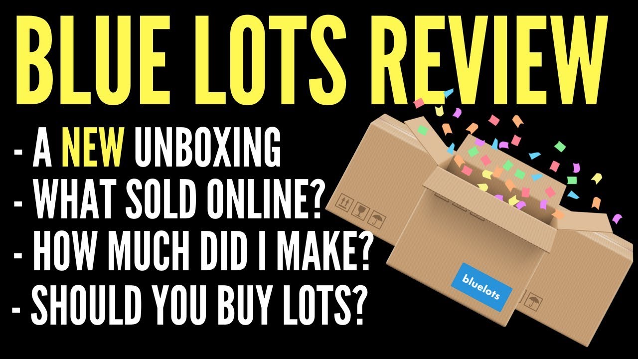 How Much Did I Make on My Blue Lots Order? Review and Unboxing, Selling ...