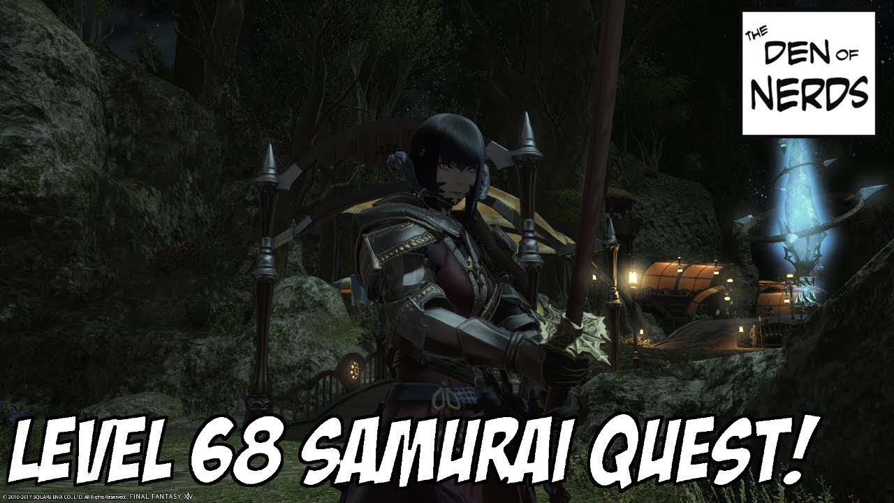 FFXIV Level 68 Samurai Quest! We Finally Meet Ugetsu! - YouTube