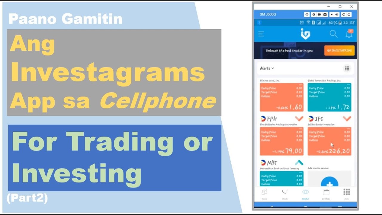 Paano gamitin ang mobile App ng Investagrams for Stock Trading or ...