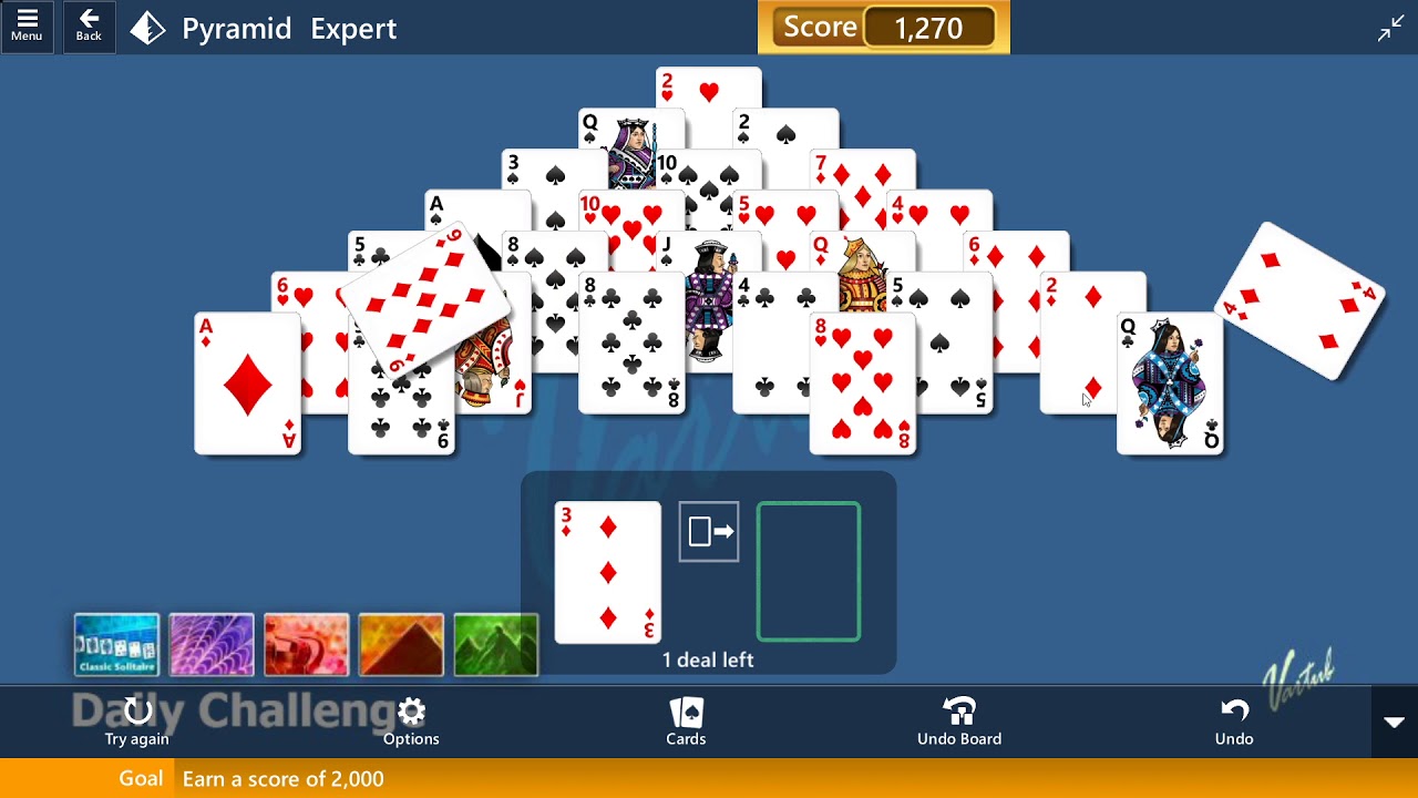Microsoft Solitaire Collection - Pyramid [Expert] | May 9th 2020: Earn ...