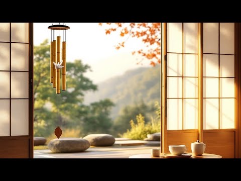 Calming Wind Chime Sounds | Cozy Ambience for Relaxation & Sleep 🌬️🔔 ...