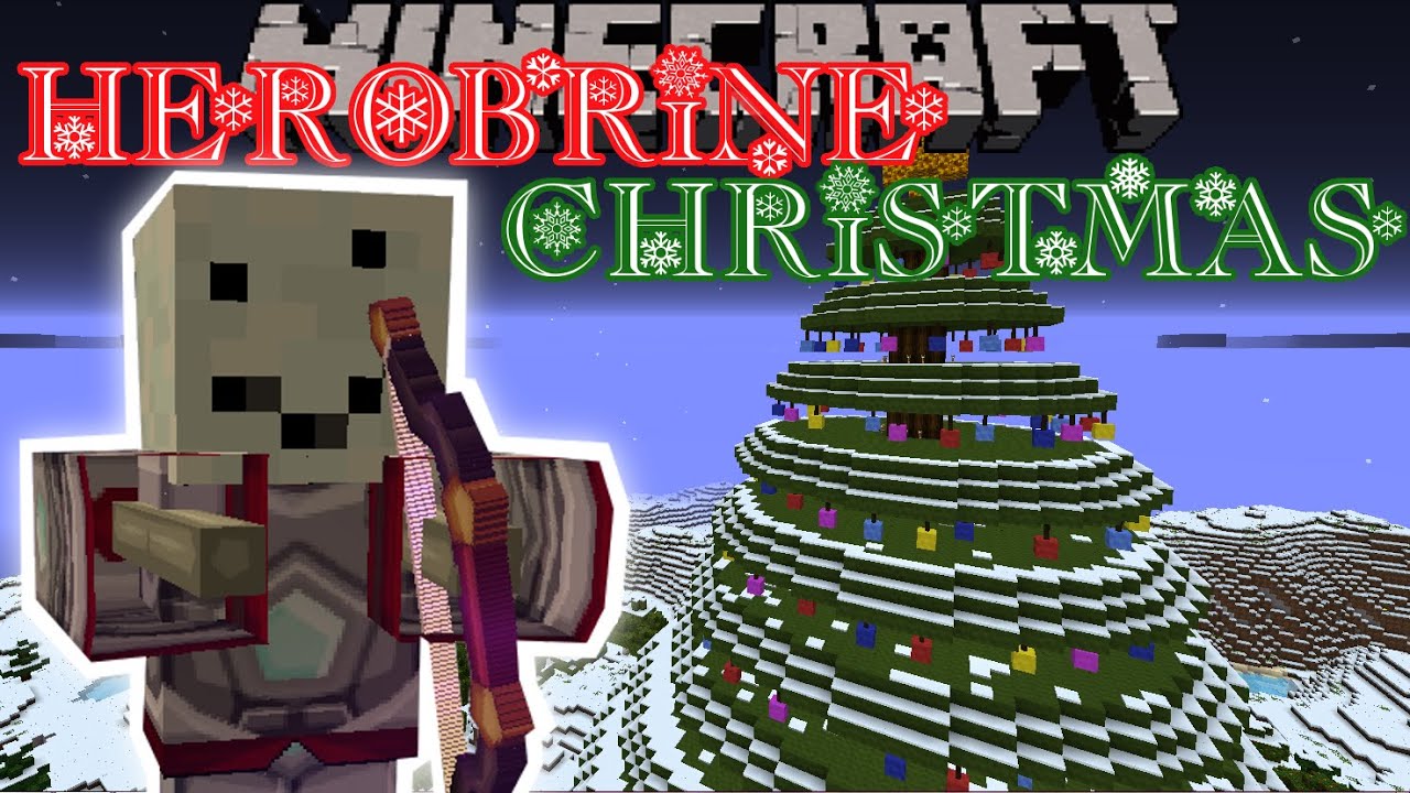 Minecraft Herobrine Stole Christmas Custom Map Part 2 Youtube