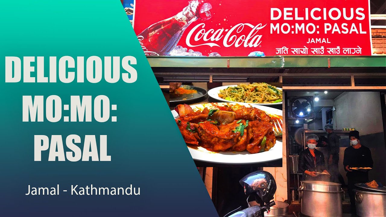 Visiting Delicious mo-mo pasal in Jamal , KATHMANDU | Momo restaurant in Nepal - YouTube