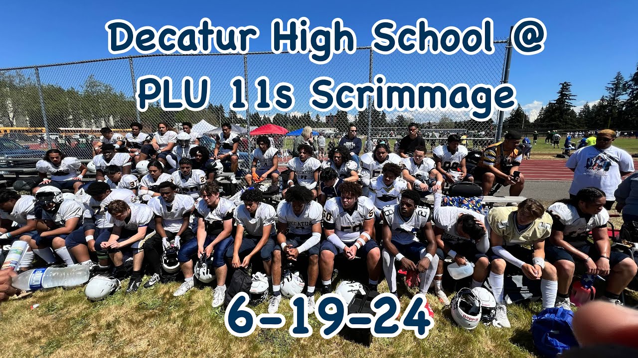 *6-19-24 Decatur Gators H.S getting ready for the PLU scrimmage - YouTube