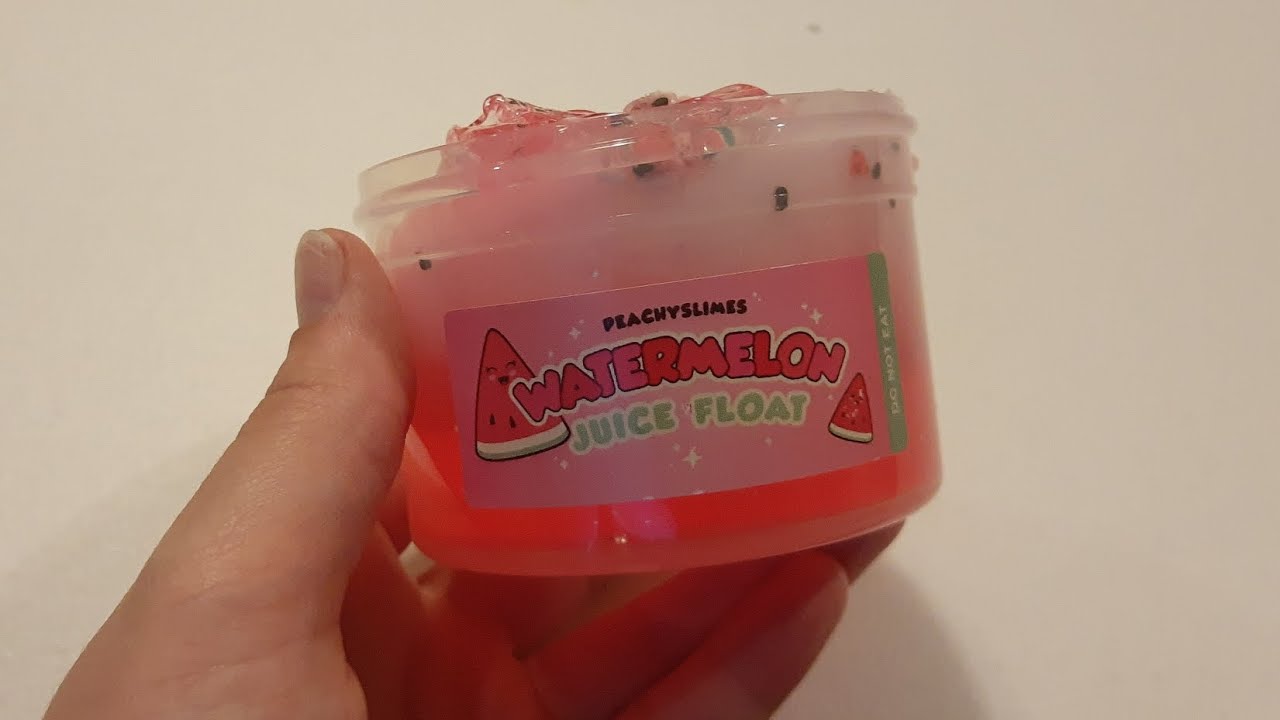 Reviewing Watermelon Juice Float from Peachybbies 🍉 - YouTube