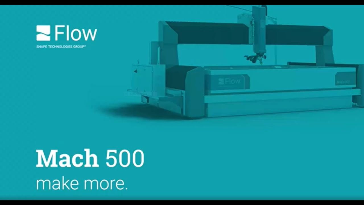 Flow Waterjet MACH 500 Walk Around | Mid Atlantic Machinery - YouTube