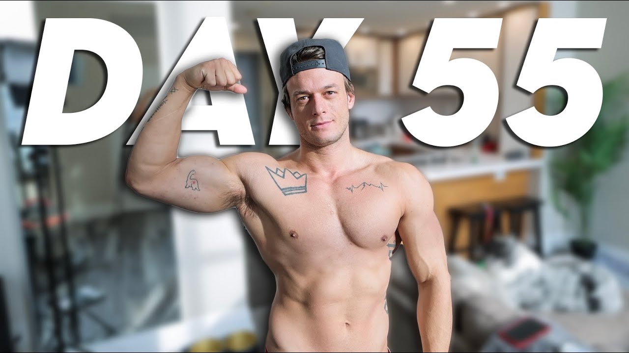 Flexing my Upper Body but Working out Legs | Day 55/75 Hard - YouTube