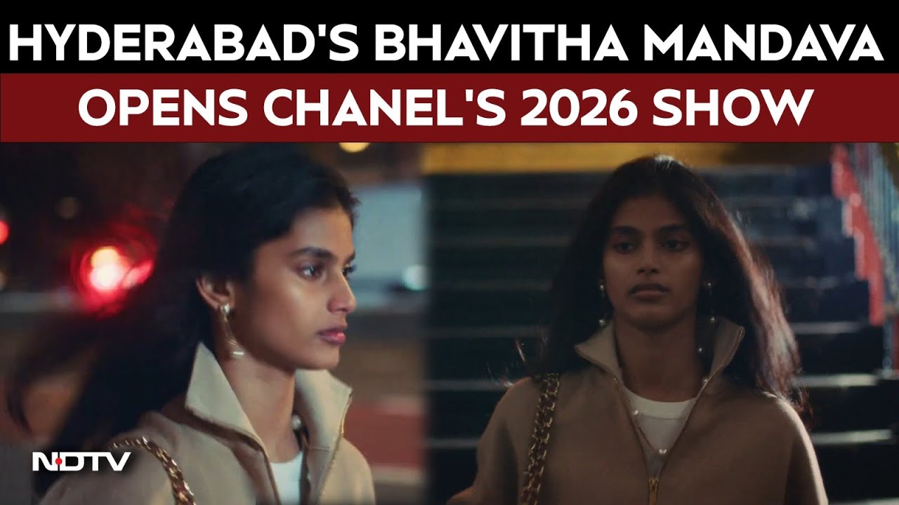Hyderabad Model Bhavitha Mandava Opens Chanel's 2026 Show In New York ...