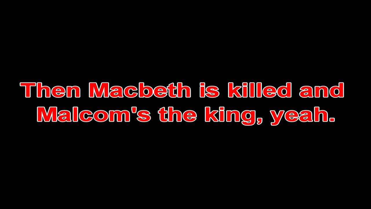 Macbeth's Kicks (Our Macbeth Rap Project) - YouTube