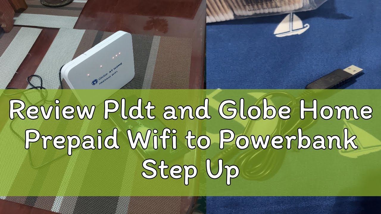 Review Pldt and Globe Home Prepaid Wifi to Powerbank Step Up Cable USB ...