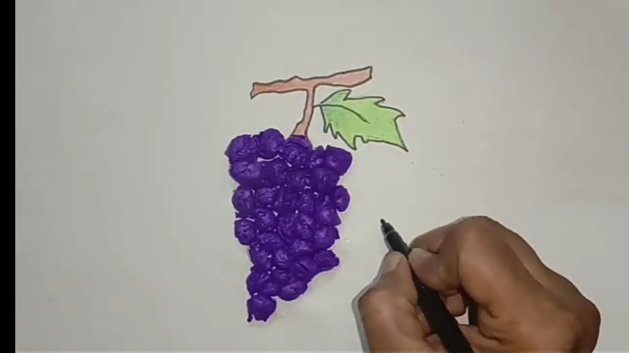 ACTIVITY FOR KIDS / PAPER CRUMPLING ACTIVITY FOR KINDERGARTEN / GRAPES ...