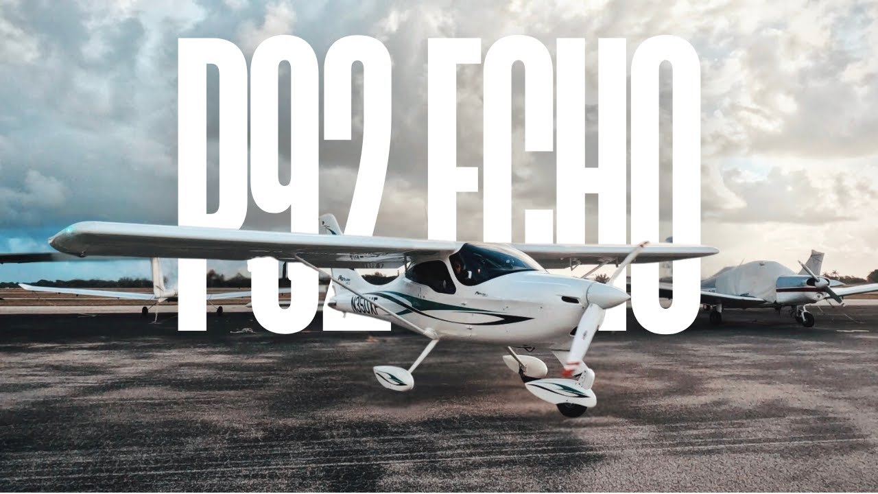 What It's Like Flying The Tecnam P92 Echo Mk II - YouTube