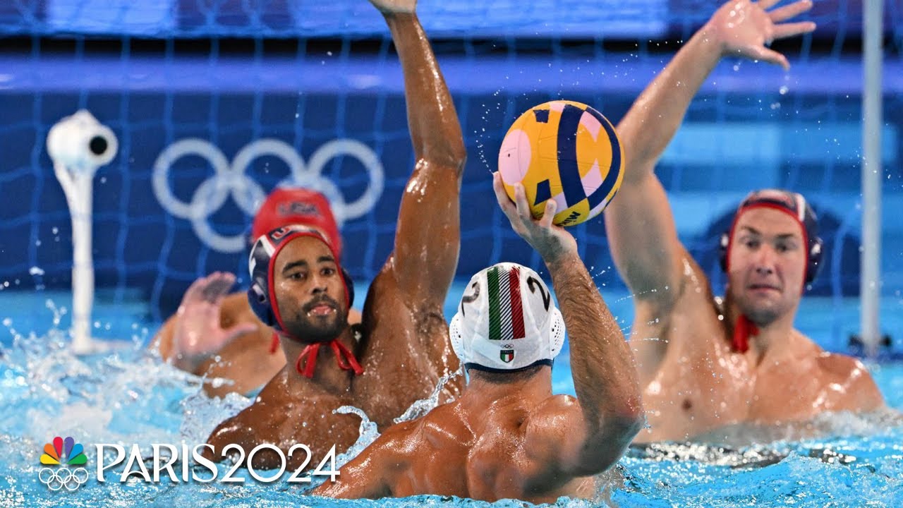 Italy opens Olympic campaign with physical water polo win over U.S ...