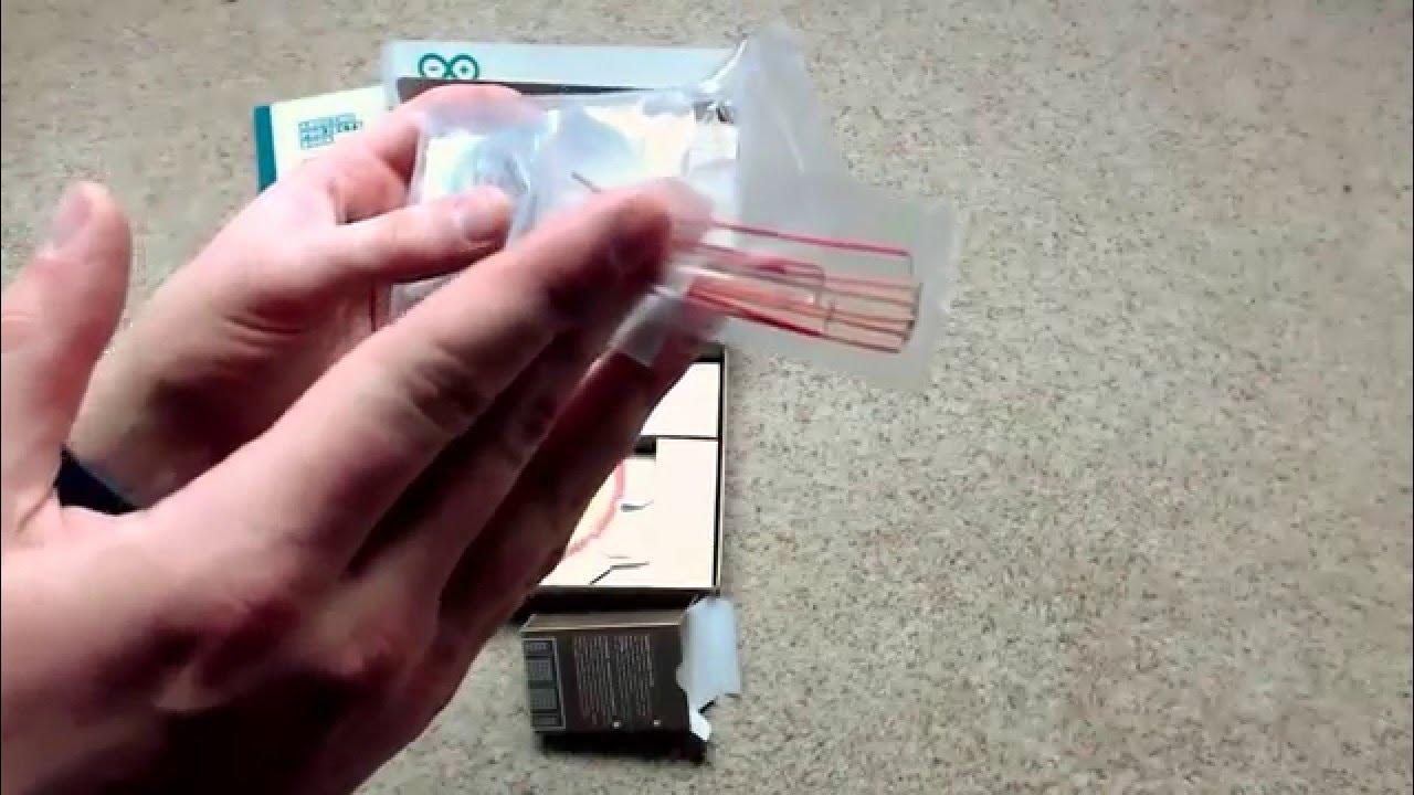 Unboxing the Official Arduino Starter Kit - YouTube