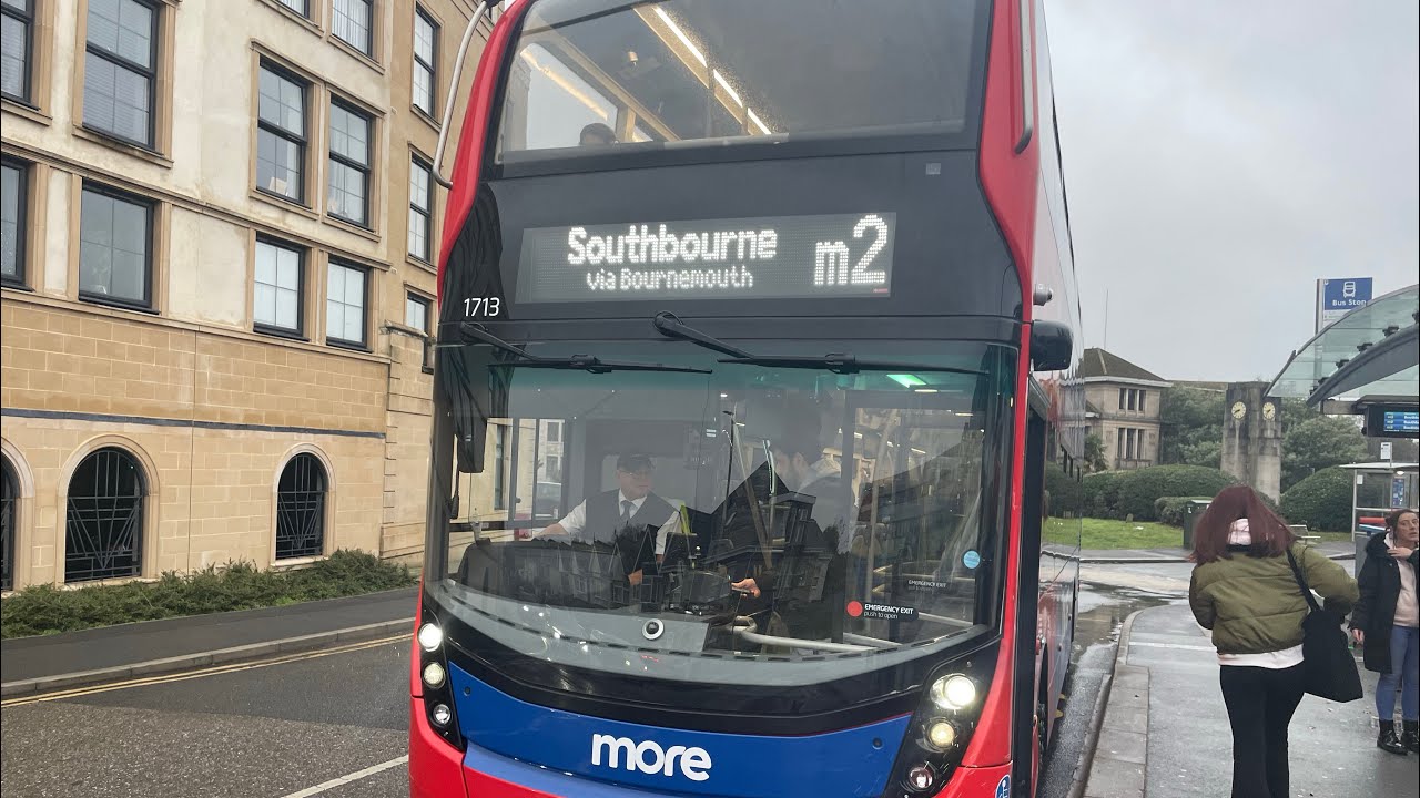 Morebus 2023 Alexander Dennis Enviro 400 MMC (HJ73 JJV) on the M2 to ...