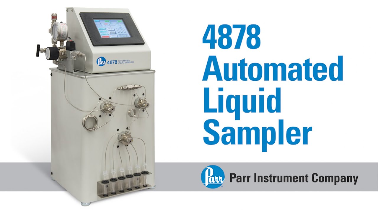 Parr 4878 Automated Liquid Sampler video - YouTube
