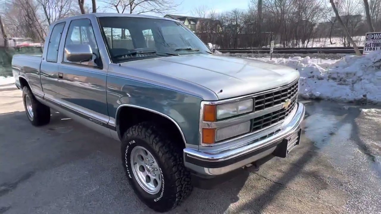 1991 Chevrolet K2500 Silverado 4x4 walk around video - YouTube