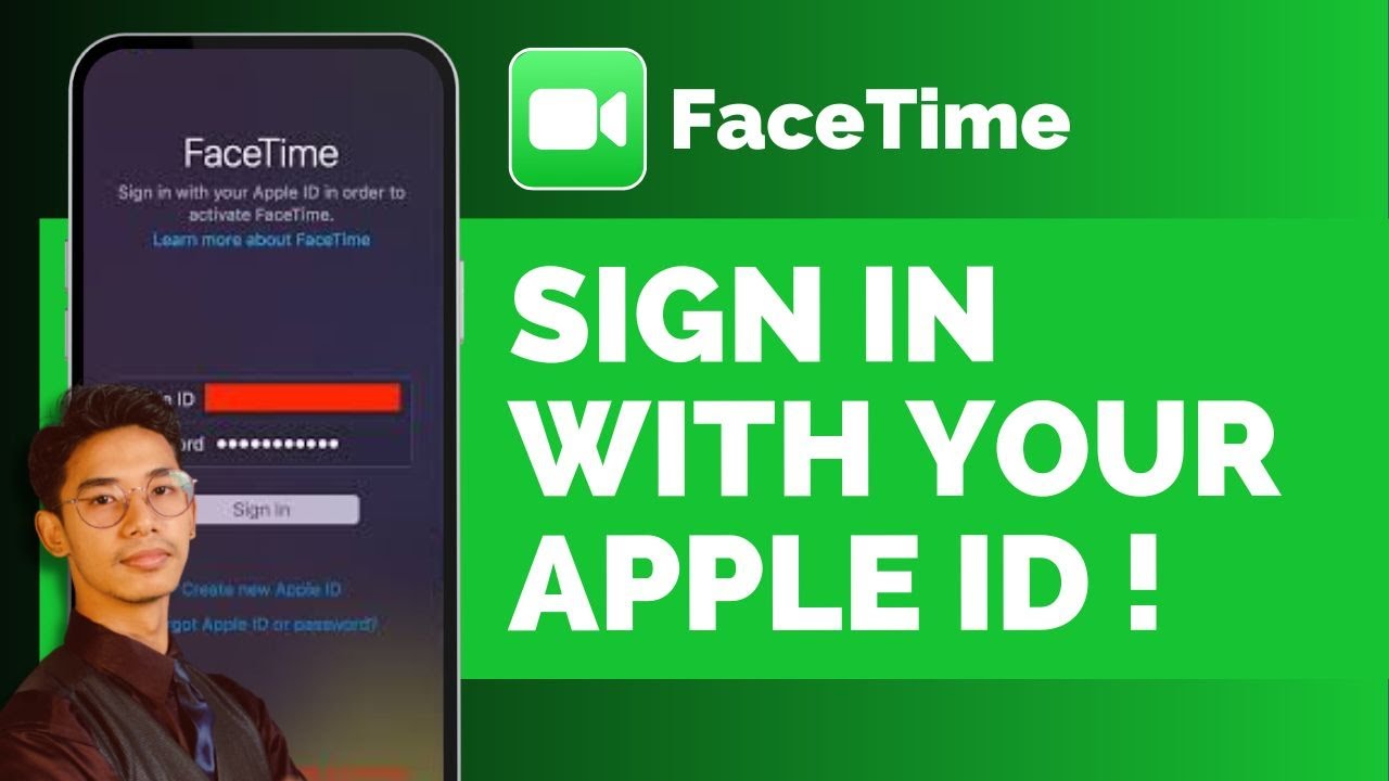 Sign Into FaceTime With Your Apple ID ! - YouTube