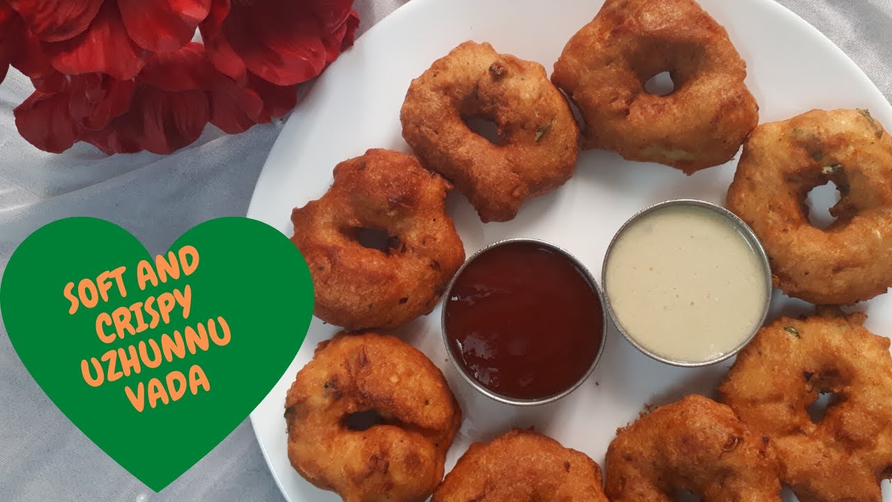 Uzhunnu Vada | Medu Vada | Urad Dal Vada | Nisha's Orange Kitchen - YouTube