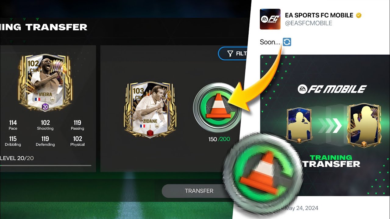 TRAINING TRANSFER 🔁 IS FINALLY COMING BACK TO FC MOBILE 😱 CONFIRMED ...